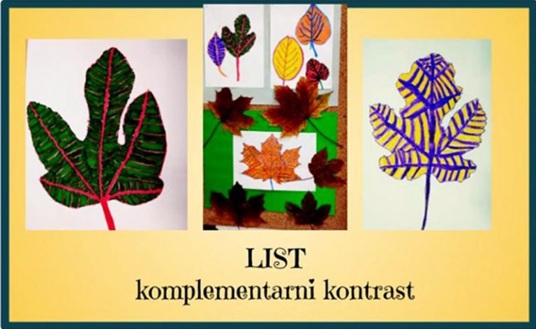 List komplementarni kontrast - Školska knjiga - tu za vas